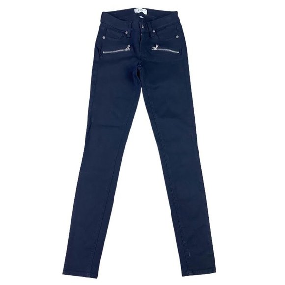 PAIGE | Jeans | Paige Stretch Black Denim Indio Zip Low Rise Skinny ...
